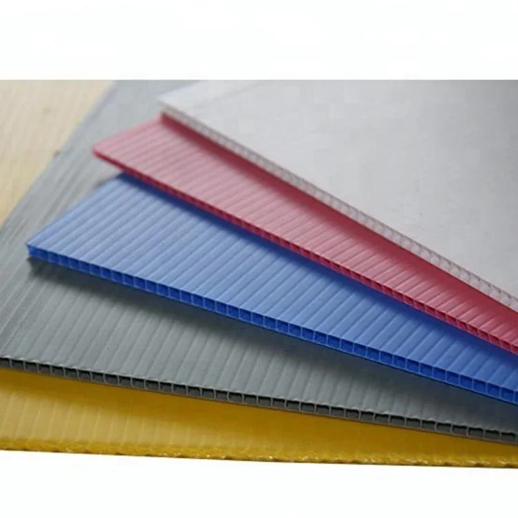 Standard Customized Cut 4x8 Plastic Corrugated Polypropylene Sheets ...
