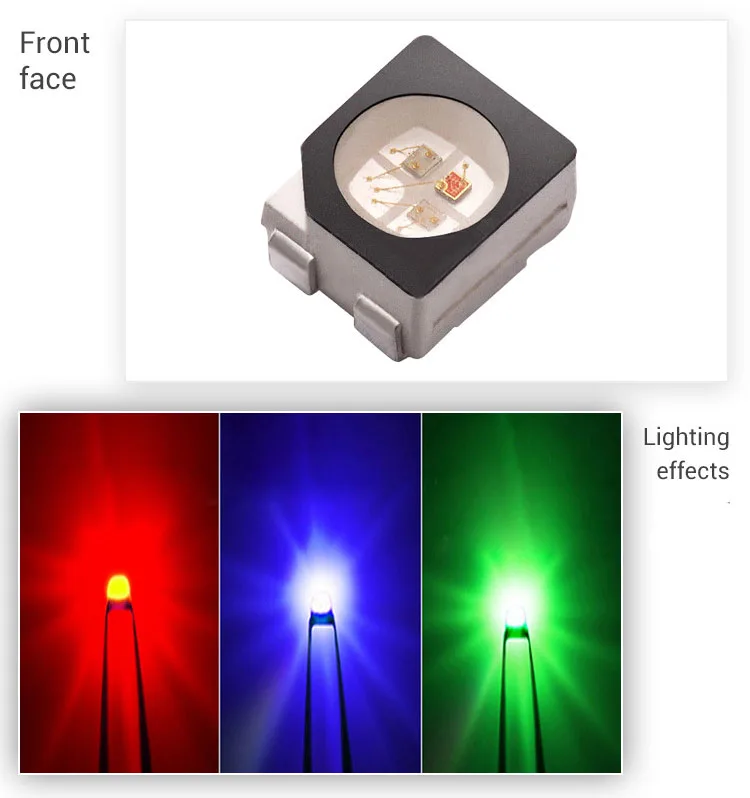 Plcc4 Epistar Sanan Chip 3528 Rgb Smd Common Anode Smd Led Diode - Buy 3528 Rgb Led,3528 Rgb Smd ...