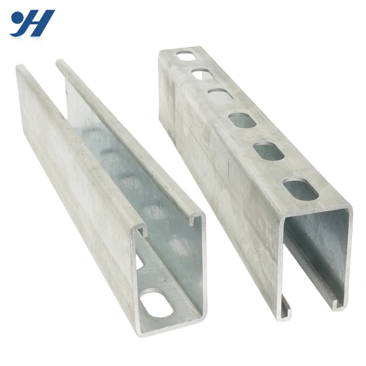 Metal Building Rolled Formed Steel perforated steel c channel, gi c ...