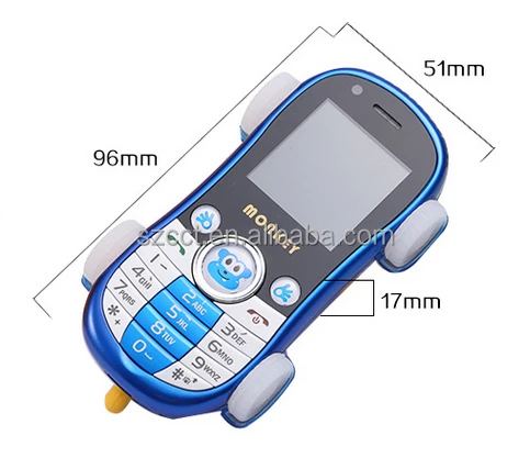 Oem Cheap Kids Phone Dual Sim Card Cute Monkey Colorful Bar Phone - Buy ...