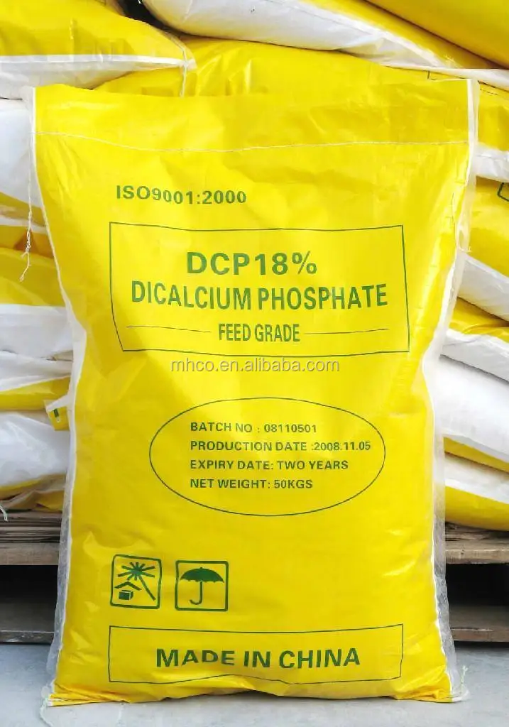 Dicalcium Phosphate Dcp Dibasic Calcium Phosphate 18%min Feed Grade For ...