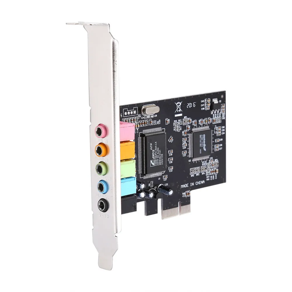 Audio Digital Sound Card Pci Express 5.1 Pci-e Usb3.0 4 Port Expansion ...