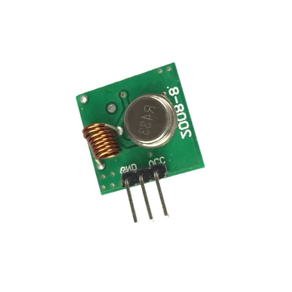 433mhz Rf Transmitter And Receiver Module Link Kit For Arm/mcu Wl Diy ...