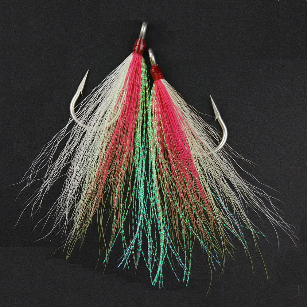 Bucktail Teasers Fishing Hooks - Super Strong Lures