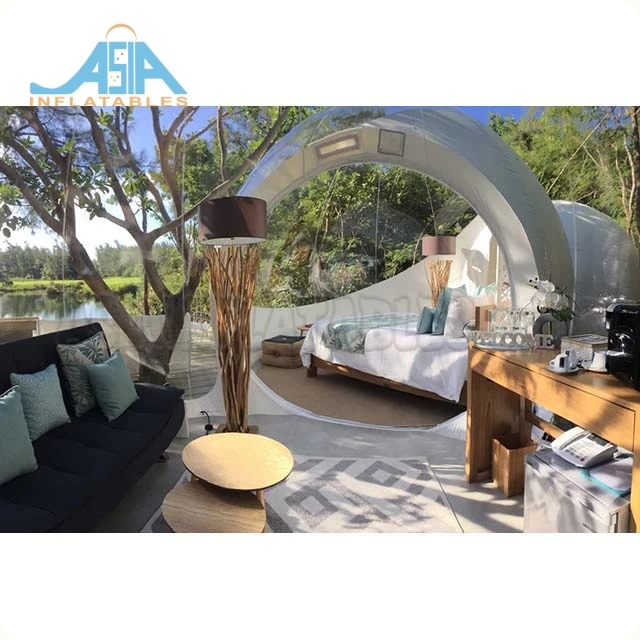 Luxury Transparent Inflatable Bubble Camping Tent - 3 Rooms