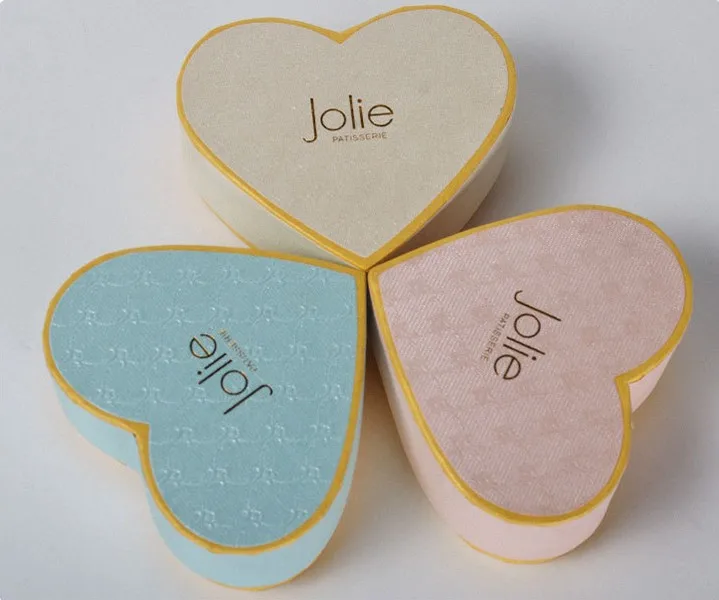 custom heart shaped jewelry cosmetic gift packaging paper box - 动态图库网