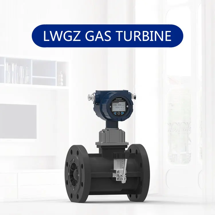 Cheap Natural Lpg Gas Turbine Flow Meter Propane N2 Nitrogen Compressed Air Gas Flow Meter With ...