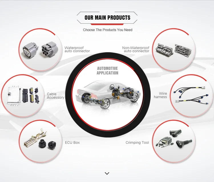 Kinkong 6 Way Male Waterproof Automotive Electrical Connector For ...