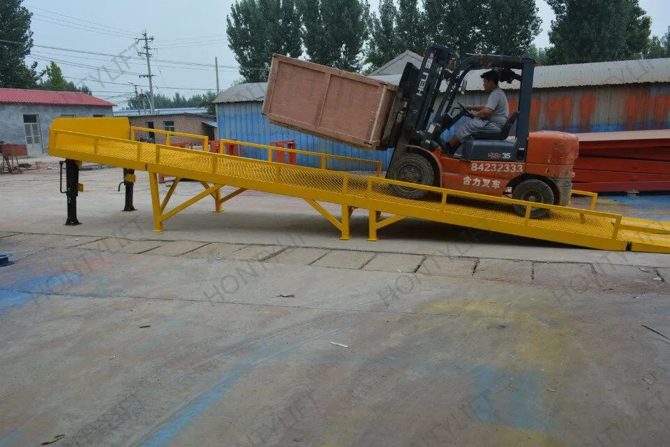 Warehouse Truck Loading Bay Container Ramps Working Platform - Buy ...