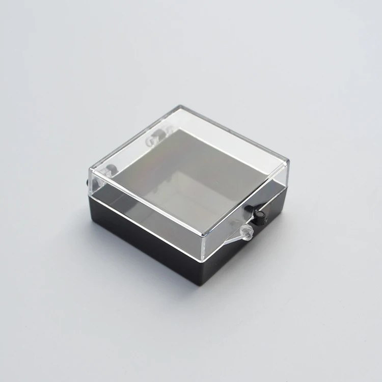 40x40x20mm Clear Plastic Hinged Box - Versatile & Recyclable
