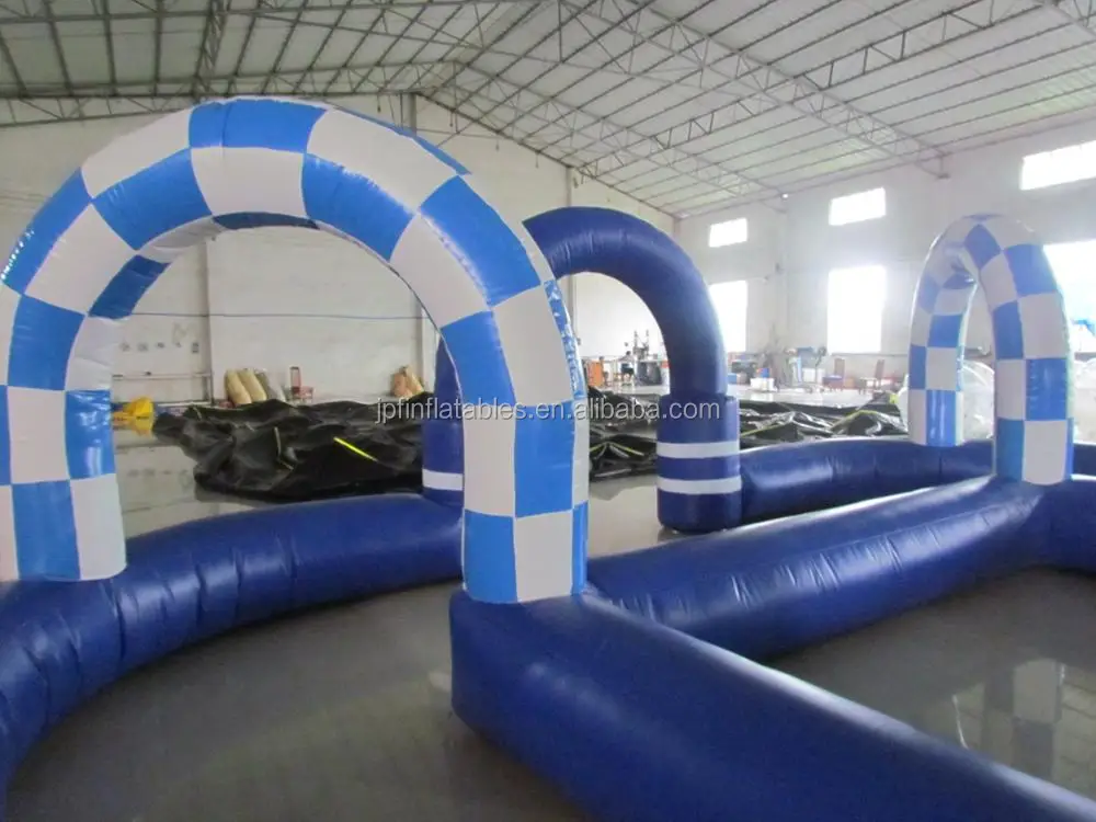 New Design Rental Inflatable Speedway Race Track,Go Kart Inflatable ...