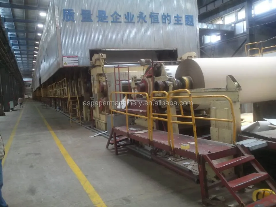 Automatic Cardboard / Fluting And Testliner Paper Production Line ...