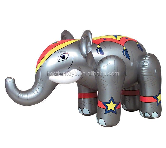 Promotional Inflatable Circus Elephant Plastic Elephant Toy Small ...