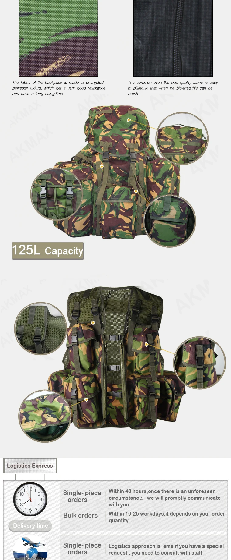 British Tactical Style U.k Dod Backpack Plce Pattern 90" Webbing Pack ...