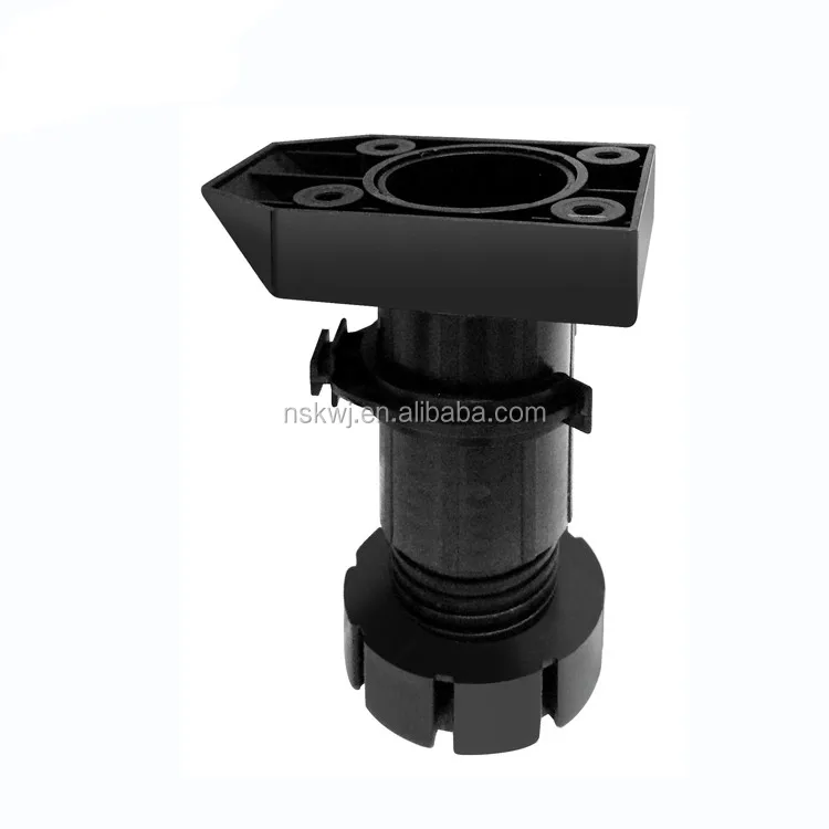 Adjustable Plastic Leg Cabinet Legs - 80kg Load Capacity