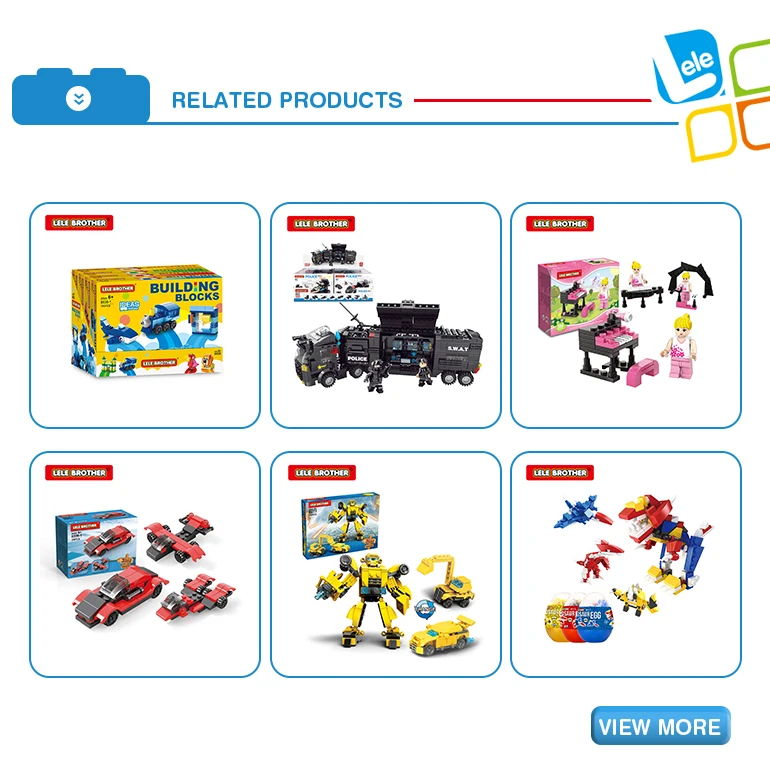 Lele Brother Kids 1000pcs Creative Educational Construction Bulk ...