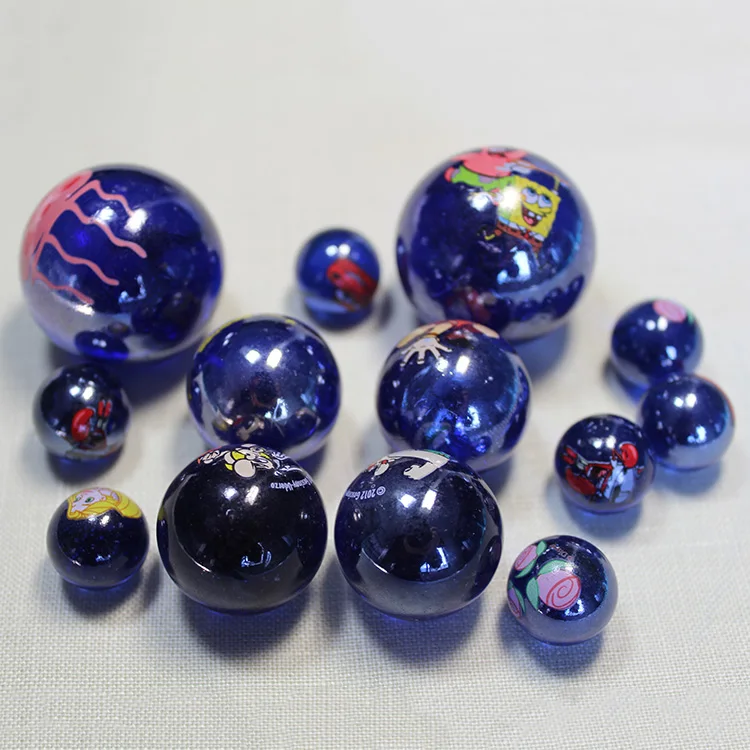 Blue14mm Children Toy Marble Clear Glass Ball - Buy Clear Glass Ball ...