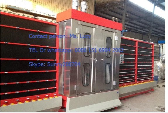 2000 X 3000 Mm Vertical Float Glass Washer - Energy Saving