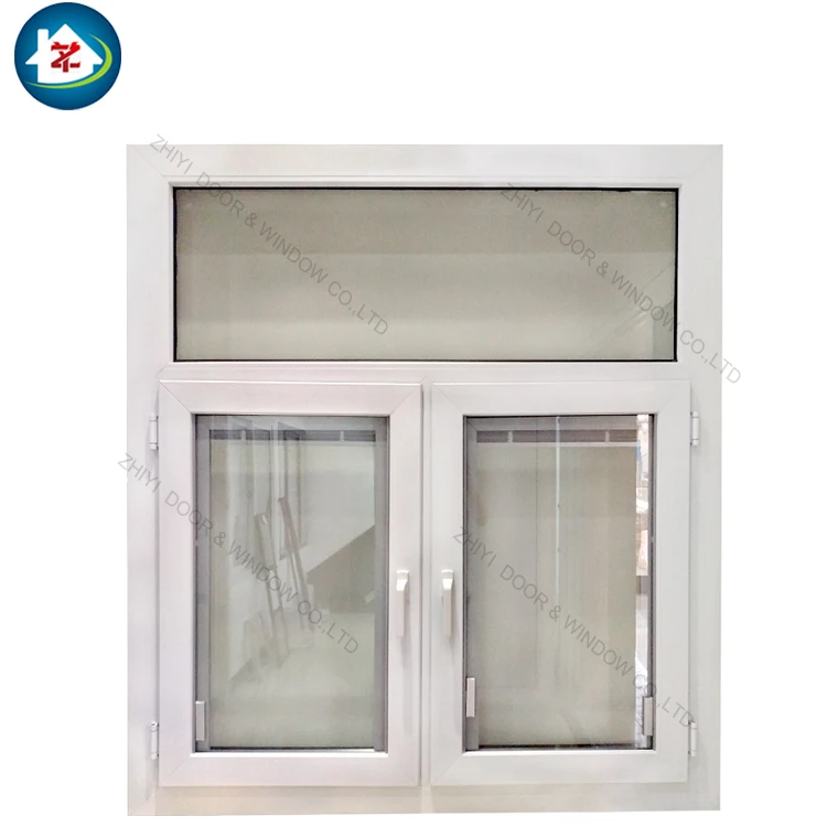 French Style Top Arch Vinyl Pvc Frame Casement Windows Design - Buy ...