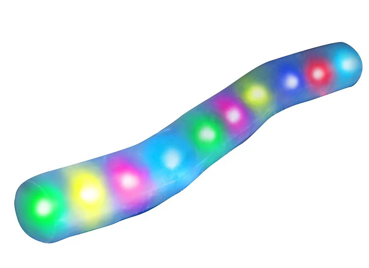 Heavy Duty Vinyl Inflatable Pool Noodle With Built-in Led Lights Water ...