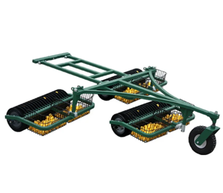Efficient Golf Range Picker - 3 Section Ball Retrieval Machine