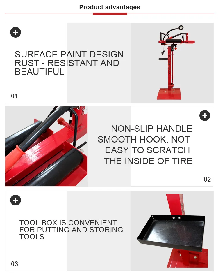 Vertical Manual Spreader Tire Expander Changer Repair Tyres Tool ...