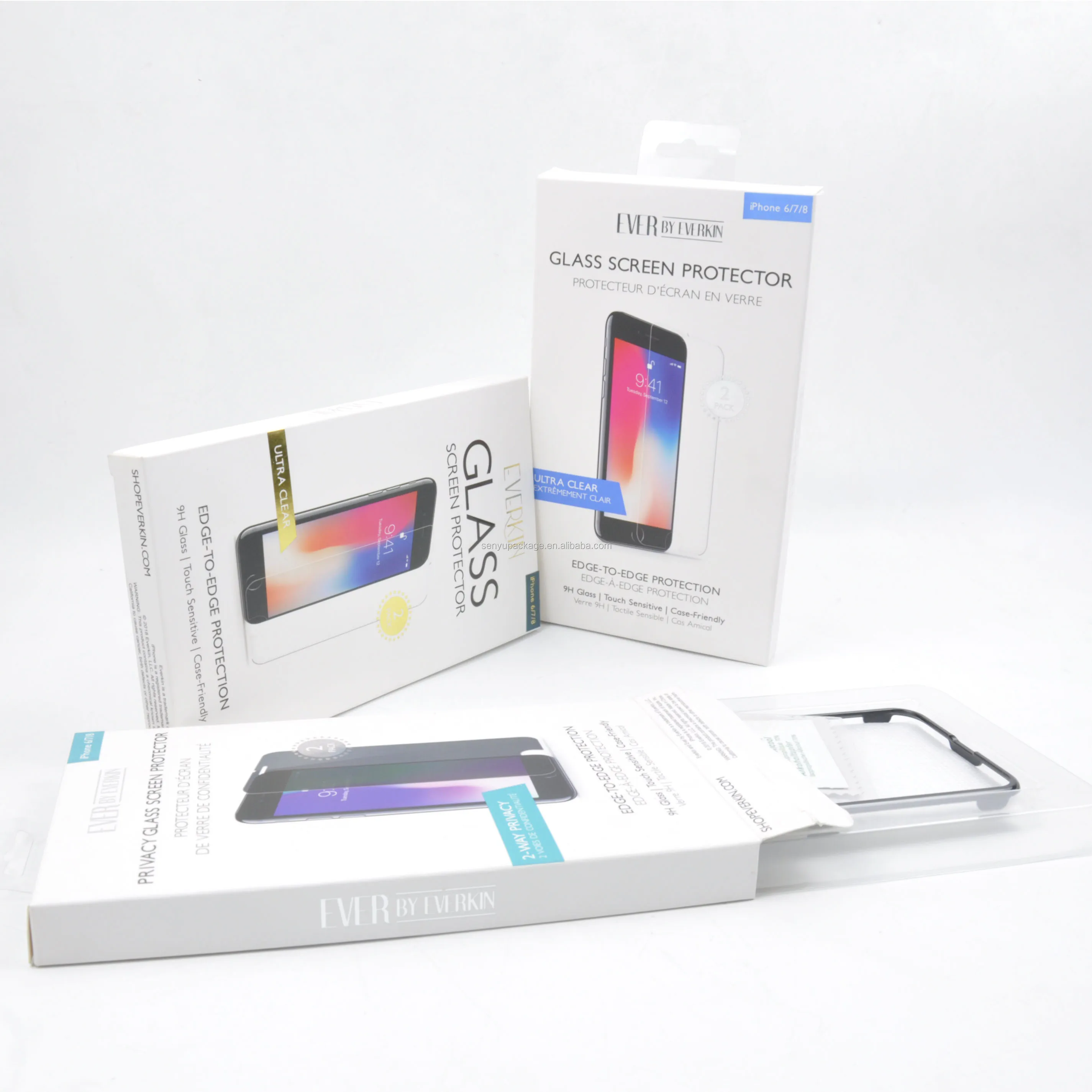 Custom Lcd Package Boxes Mobile Phone Glass Tempered Screen Protector ...