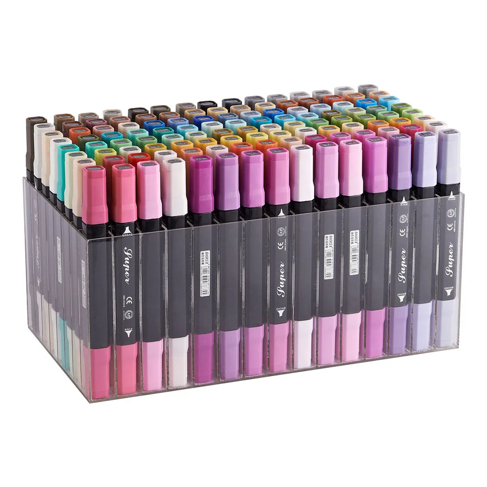 Rainbow Magic Markers Pens,Brush Tip Marker,Permanent,120 Colors - Buy ...