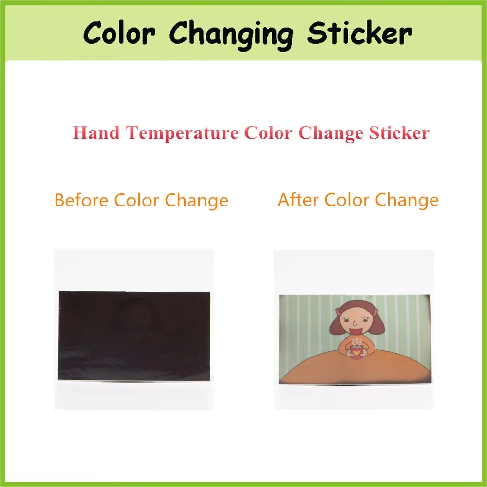 Color Changing Sticker Adhesive Custom Design Baby Potty Training ...