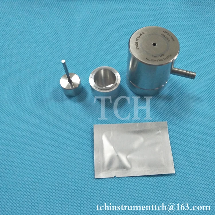 Lab Pellet Pressing Die Set for 3mm Cylindrical Samples