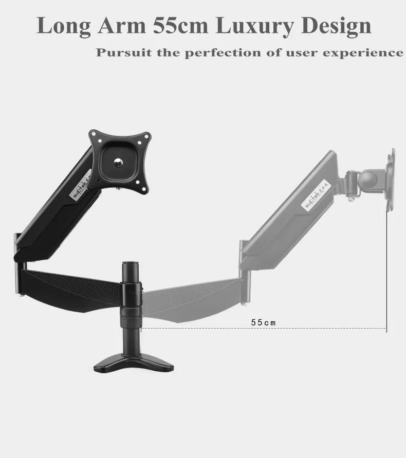 New Tv Desk Mount Bracket For 10"-27" Lcd Led Monitor Mount - Buy ...