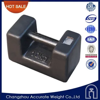 10kg Rectangular Cast Iron Weight Standard Test Weights For Scale ...