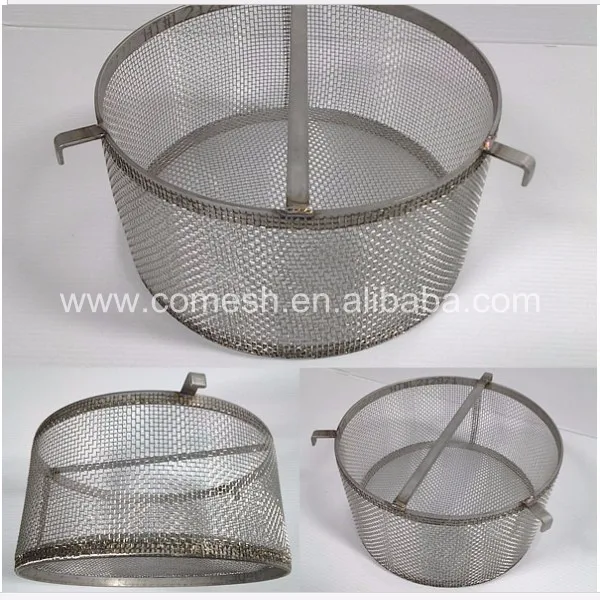 Stainless Steel Perforated Mesh Buckets - High Precision Filters