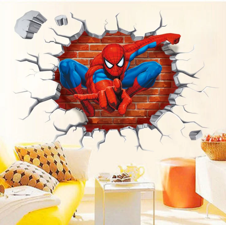 3d Cartoon Wall Sticker Decoration Wallpaper Kid Bedroom Home Decor ...