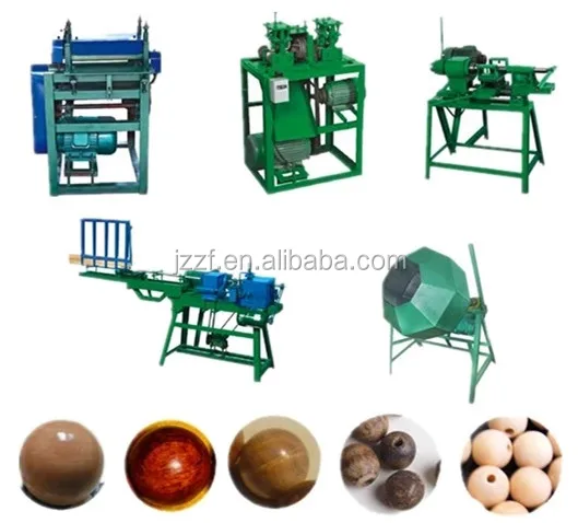 Semi-automatic Wood Bead Machine Wooden Beads Making Forming Drilling ...
