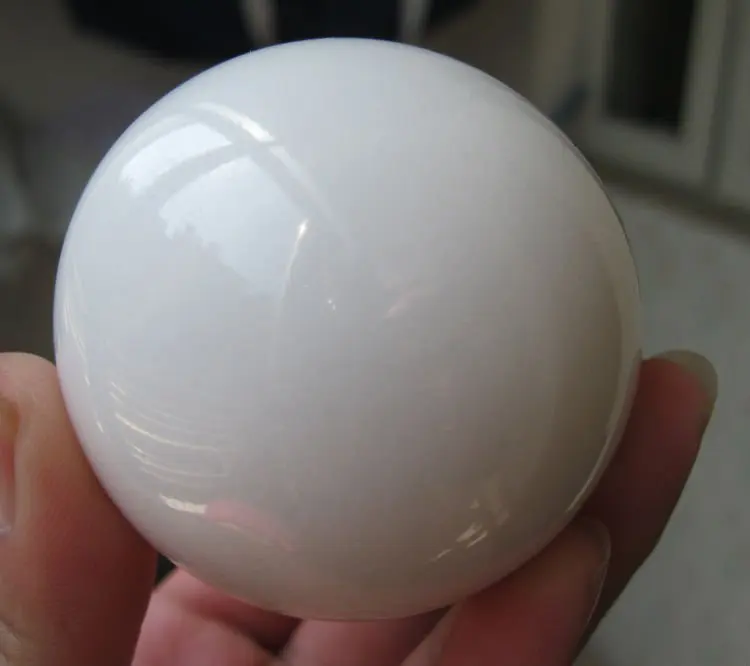 Natural White Marble Crystal Sphere Balls,Semi Precious Stone Sphere ...