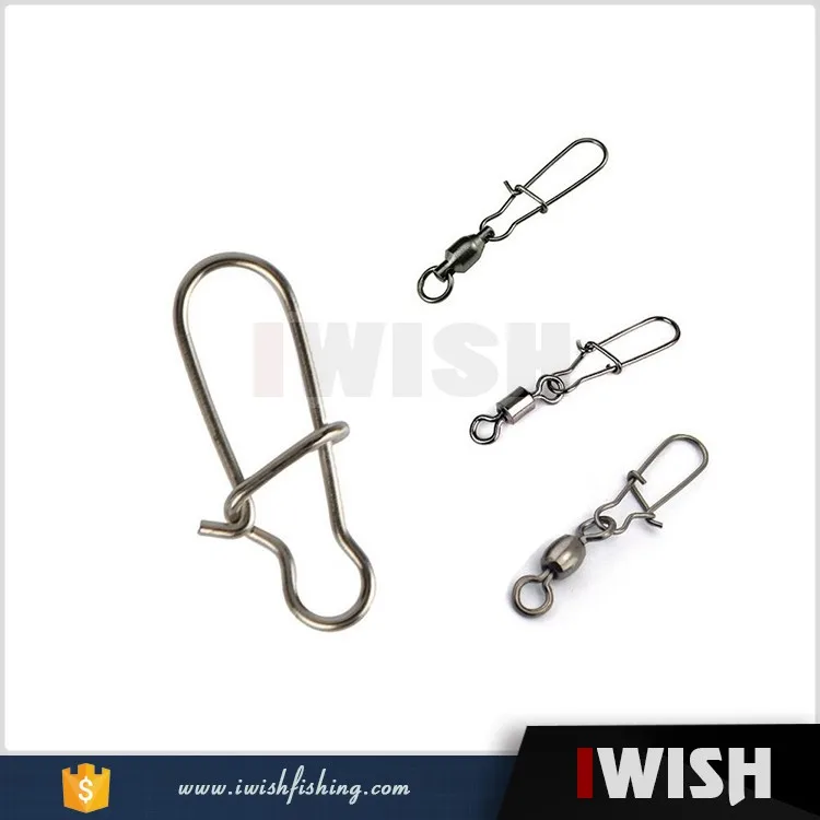 Stainless Steel Black Nickle Fishing Swivels And Snap Size Chart Nice ...