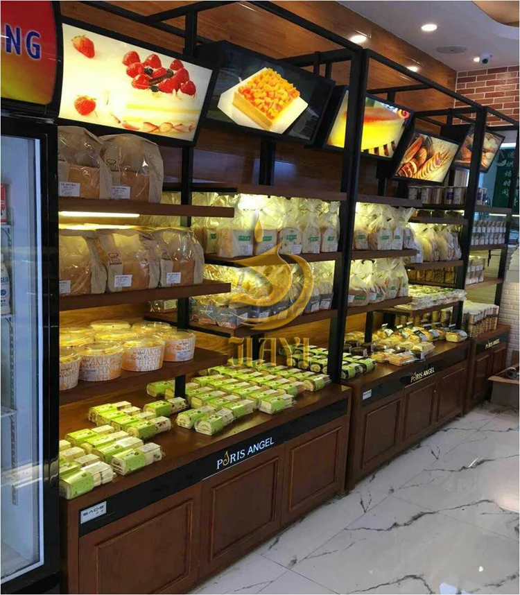 White Color Bakery Shop Counter Design And Furniture - Buy Bakery Shop ...
