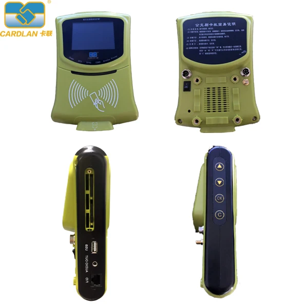 Buses Mifare Card Reader Smart City One Card System Ticket Validator ...