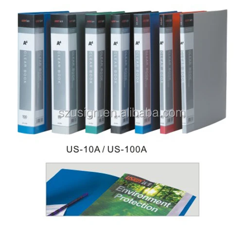Us-40a Plastic Display Book 40 Pockets - Buy Display Book,Plastic ...