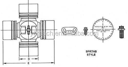 U Joint 3947698,85126391 Spl250-3x - Buy U-joint Unit,715900326 Product ...
