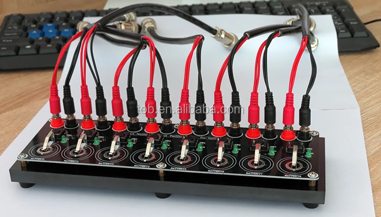 8 Channels Coin Cell Testing Board With Cable & Optional Connector For ...