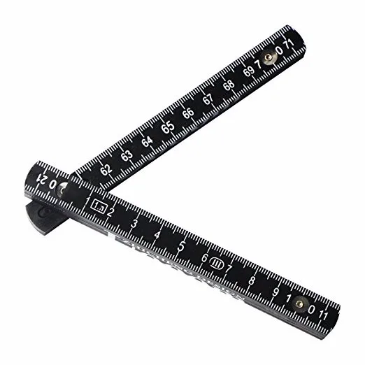 School Plastic Foldable Ruler - Durable & Customizable