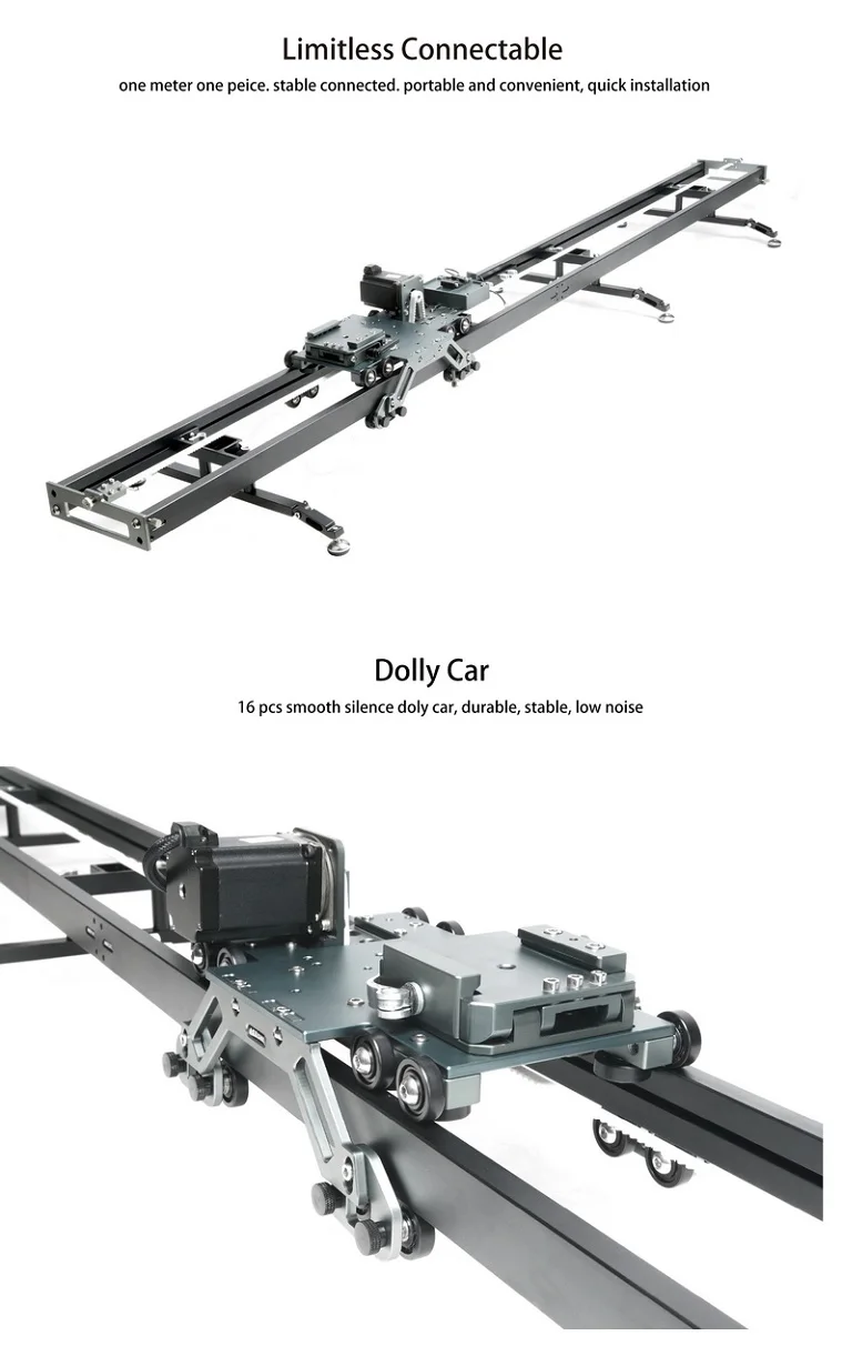G5 China Connectable Remote Control Motorized Dolly Track Camera Slider ...