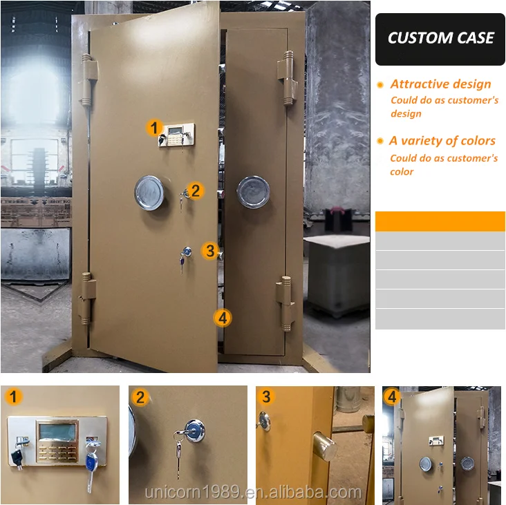 Cheap Bank Security Vault Door With Thick Plate - Buy Vault Door,Bank ...