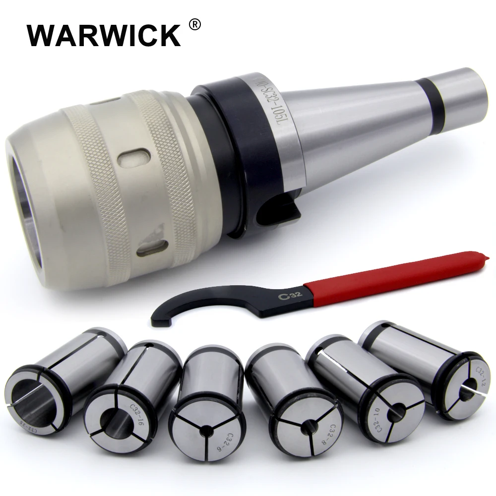 ISO40 NT40 NT50 Milling Machine Tool Holder Power Collet Chuck Set with ...