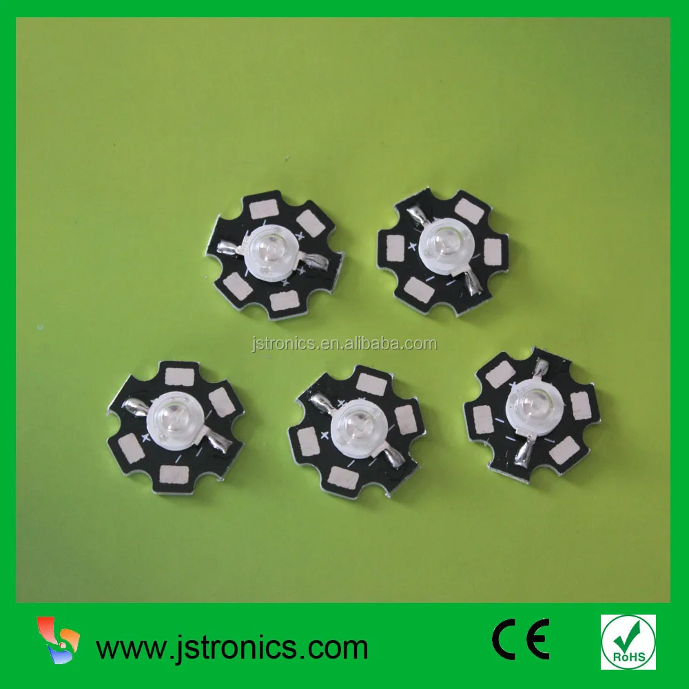 3v 1w Green Color 560-565nm High Power Led With Pcb Star - Buy 3v 1w ...
