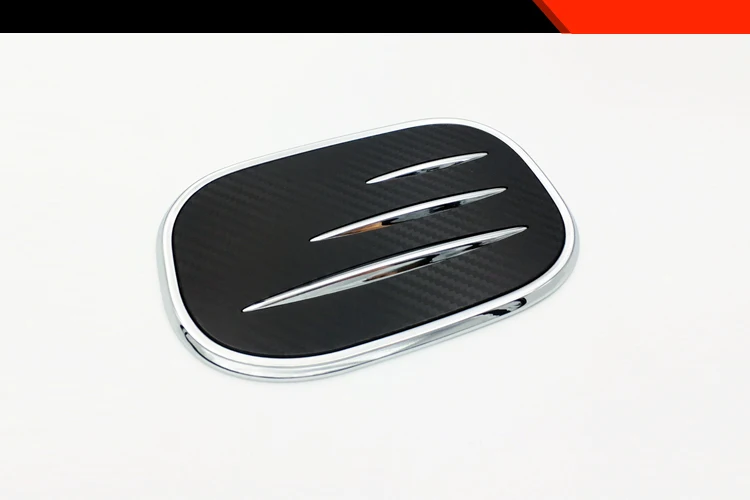 For Mazda Cx-5 Kf 2017 2018 Abs Chrome Gas Carbon Fiber + Chrome Style ...