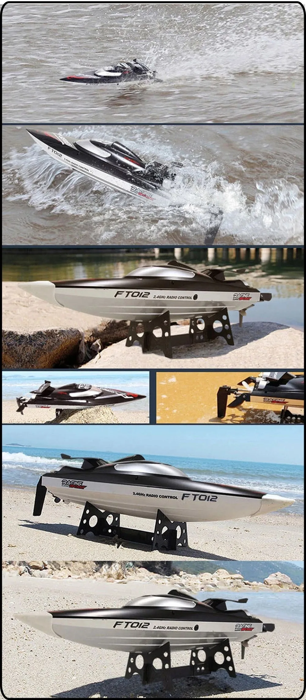 Feilun RC Boat FT012 - High Speed 2.4G Brushless Racing Boat