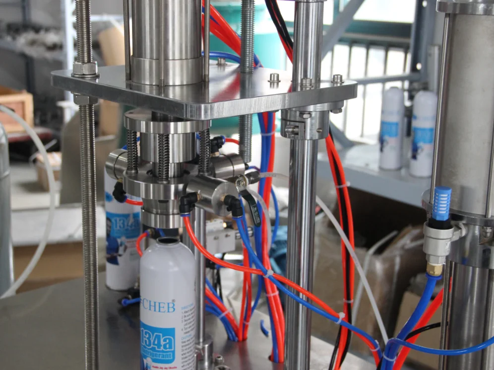 Semi-automatic Refrigerant Freon Filling Machines For R134a / R410a ...